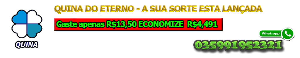 QUINA DO ETERNO A SUA SORTE ESTA LANÇADA| ETERNOHOST